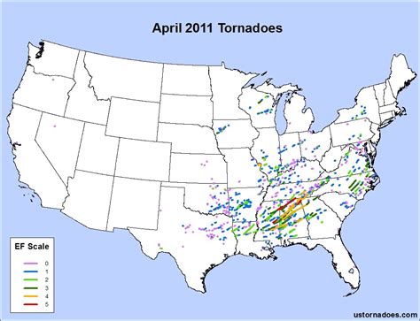 April 2011 The Most Tornadoes On Record In April