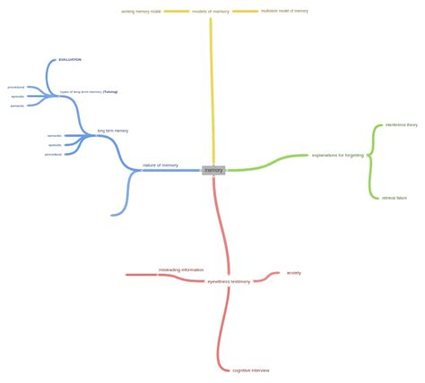 Memory Coggle Diagram Memory Coggle Diagram