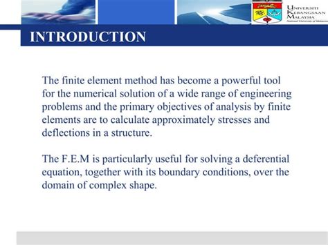 Finite Element Analysis Pptx