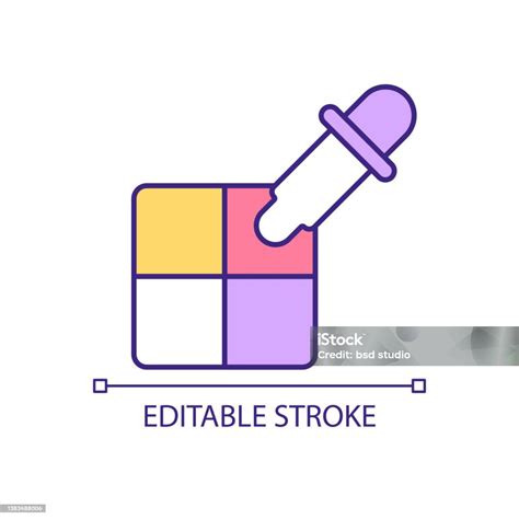 디자인 Rgb 색상 아이콘에 대한 색상 음영 선택 가상현실에 대한 스톡 벡터 아트 및 기타 이미지 가상현실 개념 고름 Istock