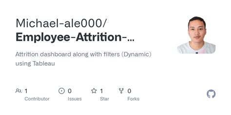 GitHub Michael Ale000 Employee Attrition Dashboard Using Tableau