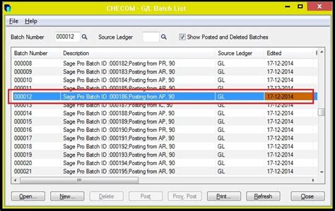 Migrate Gl Transactions From Sage Pro Erp To Sage 300 Erp Sage 300