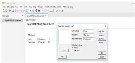 Minitab Msa How To Run An Msa In Minitab With Example