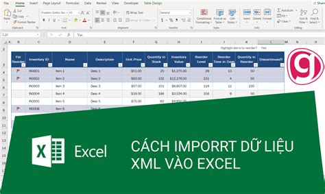 Hướng Dẫn Cách Nạp Dữ Liệu Từ File Xml Vào Excel Chi Tiết Nhất