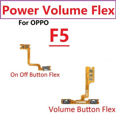 Switch Power On Off Key Mute Silent Volume Button Ribbon Flex Cable For Oppo F Replacement