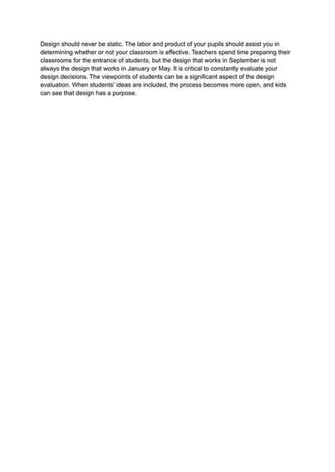 four ways classroom design affects executive function pdf