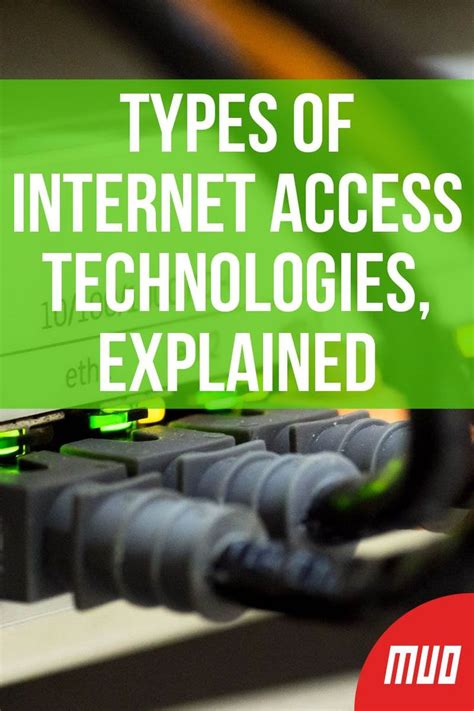 Types Of Internet Access Technologies Explained Internet Technology