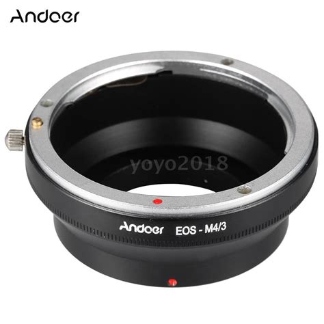 Andoer Eos M4 3 อะแดปเตอร์วงแหวนเลนส์เมาท์สำหรับเลนส์ Canon Eos ให้