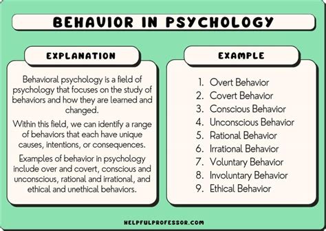 15 Types Of Behaviors 2025