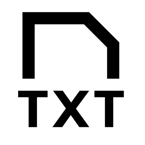 Txt Document Vector Svg Icon Svg Repo