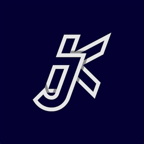 무료로 다운로드 가능한 편지 Jk 벡터 And 일러스트