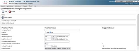 Configure Outbound Dialer For Uccx Agent Based Predictive Cisco