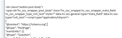 Solved Hubspot Community Did Hubspot Remove Previous Schema In Blog