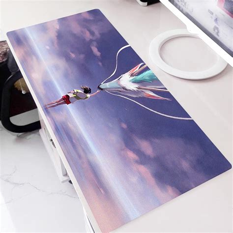Studio Ghibli Spirited Away Chihiro Haku Dragon Anime Mouse Pad