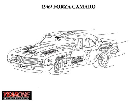 1969 Camaro Coloring Pages 2025