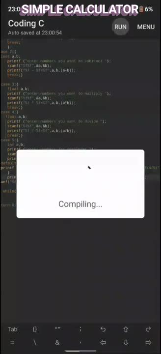 Completed C Programming Project With A Simple Calculator Pooja Mallelor Posted On The Topic