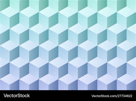 Pattern Colored Cubes Multicolored Cubic Vector Image