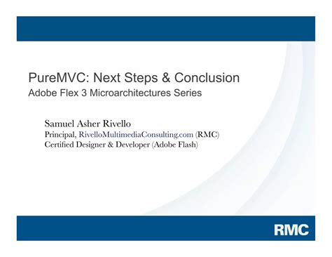 Samuel Asher Rivello Puremvc Hands On Part 2 Ppt