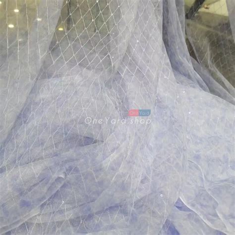 Rhombus Grid Pattern Smooth And Soft Mesh Fabric Oneyard
