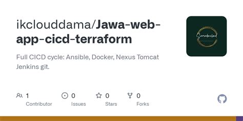 Github Ikclouddamajawa Web App Cicd Terraform Full Cicd Cycle Ansible Docker Nexus Tomcat