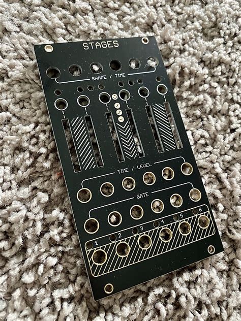 Modular Addict Mutable Instruments Stages Black Panel Reverb