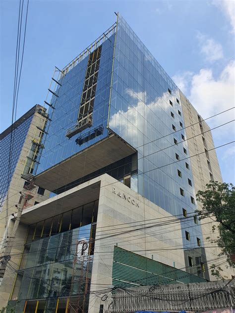 Glazing Work Going On Rangs Atrium Dhanmondi 27 An Ongoing Project Of Mine Md Elias