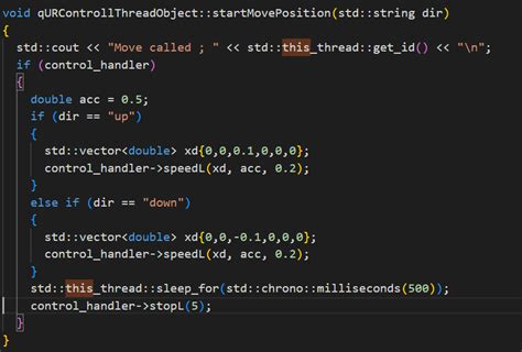 using speedl and stopl from rtde interface technical questions universal robots forum