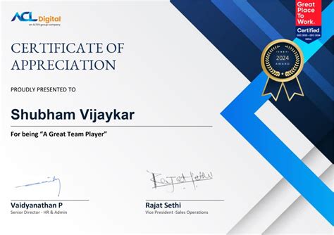 Shubham Vijaykar On Linkedin Teamwork Collaboration Grateful Companyrecognition