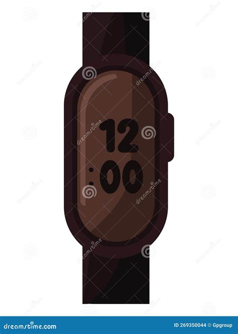 Digital Clock Design Stock Vector Illustration Of Vector 269350044