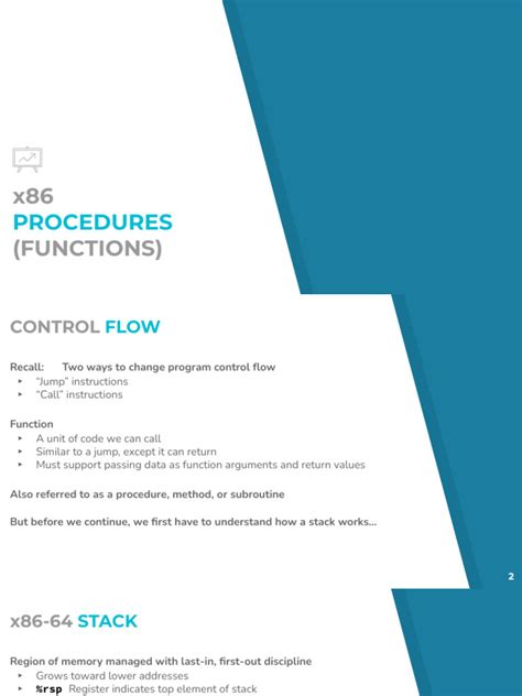 Slides12x86procedures Pdf Computer Programming Software
