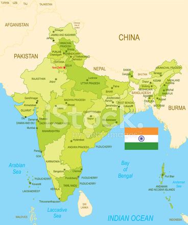 Foto De Stock Mapa De Dibujos Animados De La India Libre De Derechos Freeimages