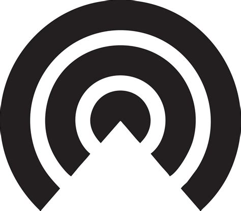 Signal Communication Information Connection Wireless Icon Symbol Vector