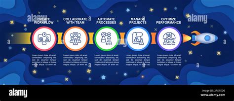 Productivity Infographic Chart Design Template Stock Vector Image And Art Alamy