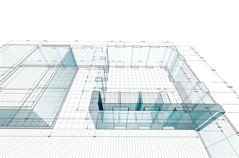 premium photo 3d rendering blueprint architecture design and model my own