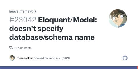 eloquent model withcount doesn t specify database schema name · issue 23042 · laravel