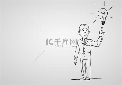 画关于创造力和商业上的成功简笔画体育休闲高清摄影大图 千库网