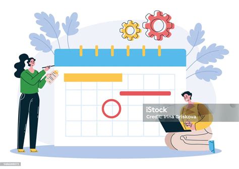 일정 회의 일정 계획 개념을 확인합니다 벡터 그래픽 디자인 일러스트레이션 강의계획서에 대한 스톡 벡터 아트 및 기타 이미지