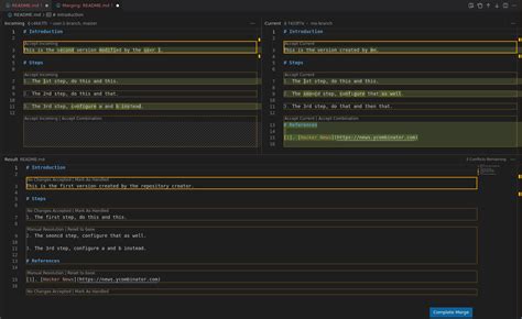 How To Do 3 Way Diff And Resolve Conflict Rvscode