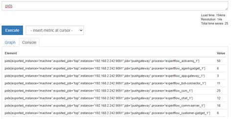 exporting pids of docker container