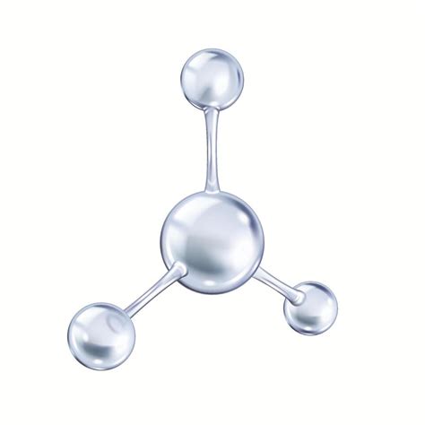 Collagen Molecule From Spheres Rotates Realistic Illustration Chemical