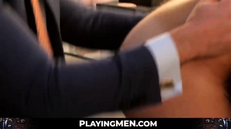 Hunk In Formal Attire Rimmed And Screwed From Behind