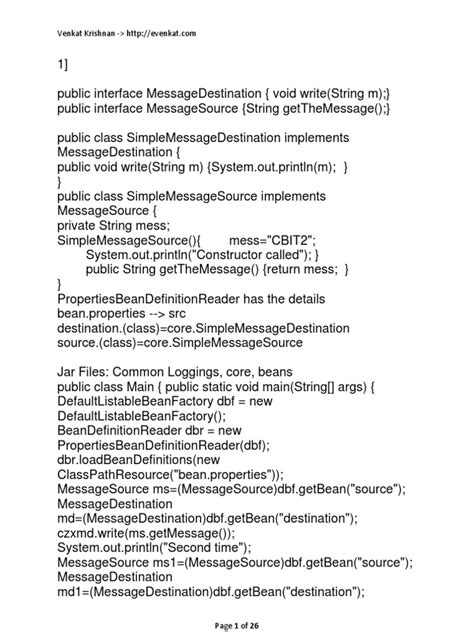 Spring Codes Pdf Parameter Computer Programming Constructor