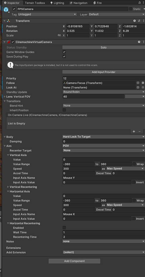 First Person Cinemachine Camera Talk Gamedevtv