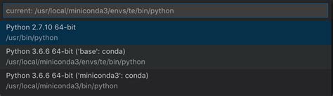 Status Bar Displays Wrong Conda Environment Name