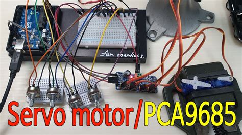 Servo Motor With Arduino Pca9685 Driver Youtube