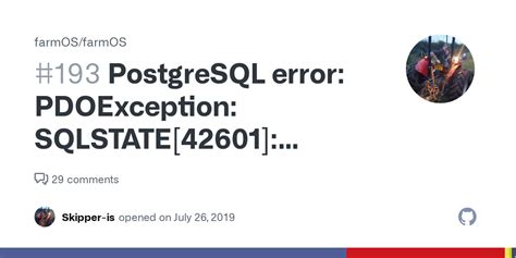 Postgresql Error Pdoexception Sqlstate 42601 Syntax Error 7 Error