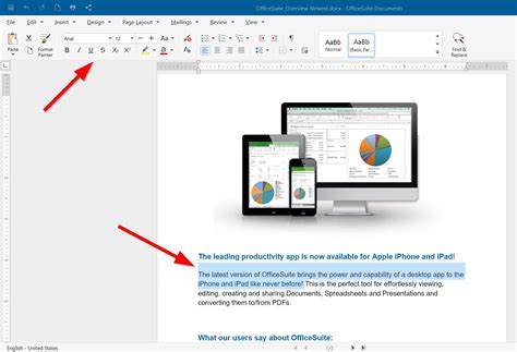 Adicionar E Formatar Texto Em Documentos Mobisystems