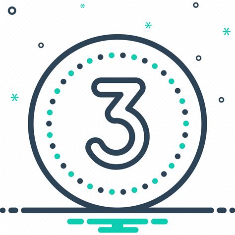 Calculated Digit Letter Mathematical Number Numerical Three Icon