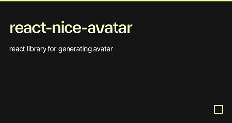 React Nice Avatar Codesandbox