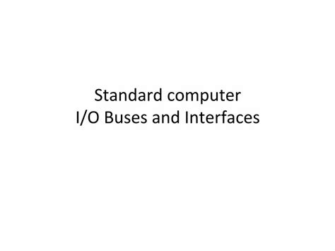 Pdf Standardcomputer Iobusesandinterfacesrlopesmod71pdf · Generalpcbus